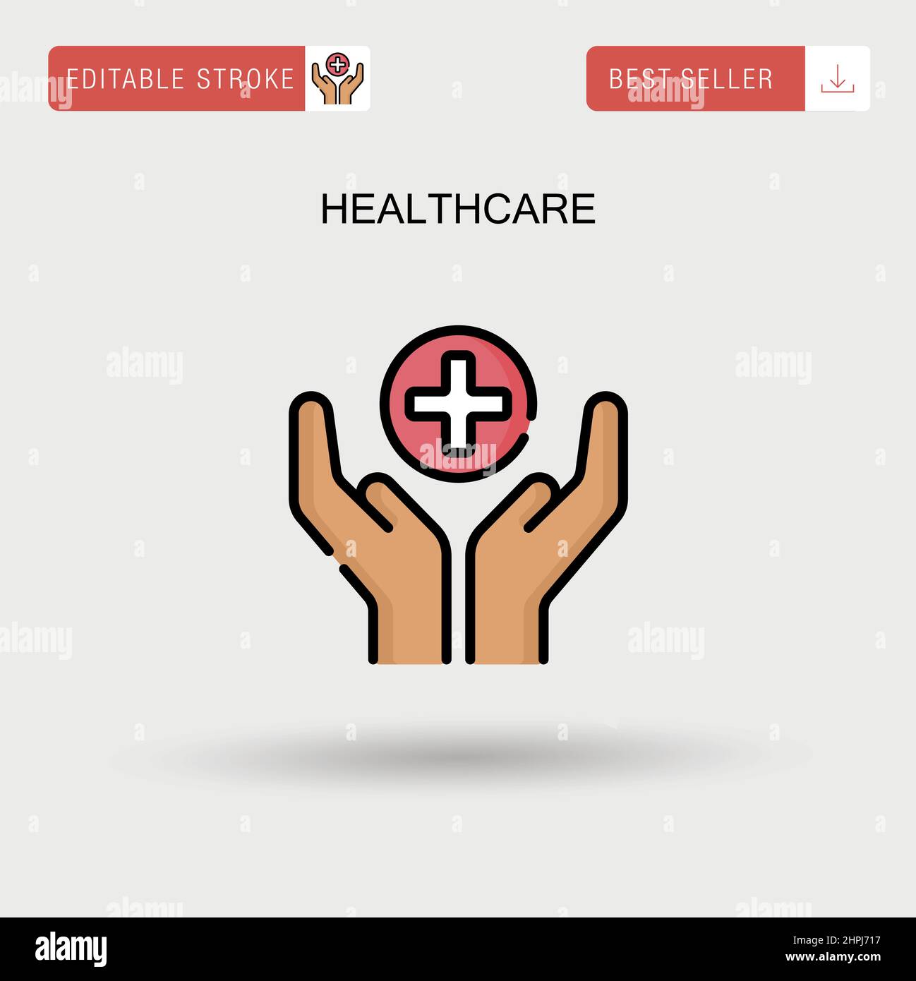 Care health healthcare icon hi-res stock photography and images - Alamy