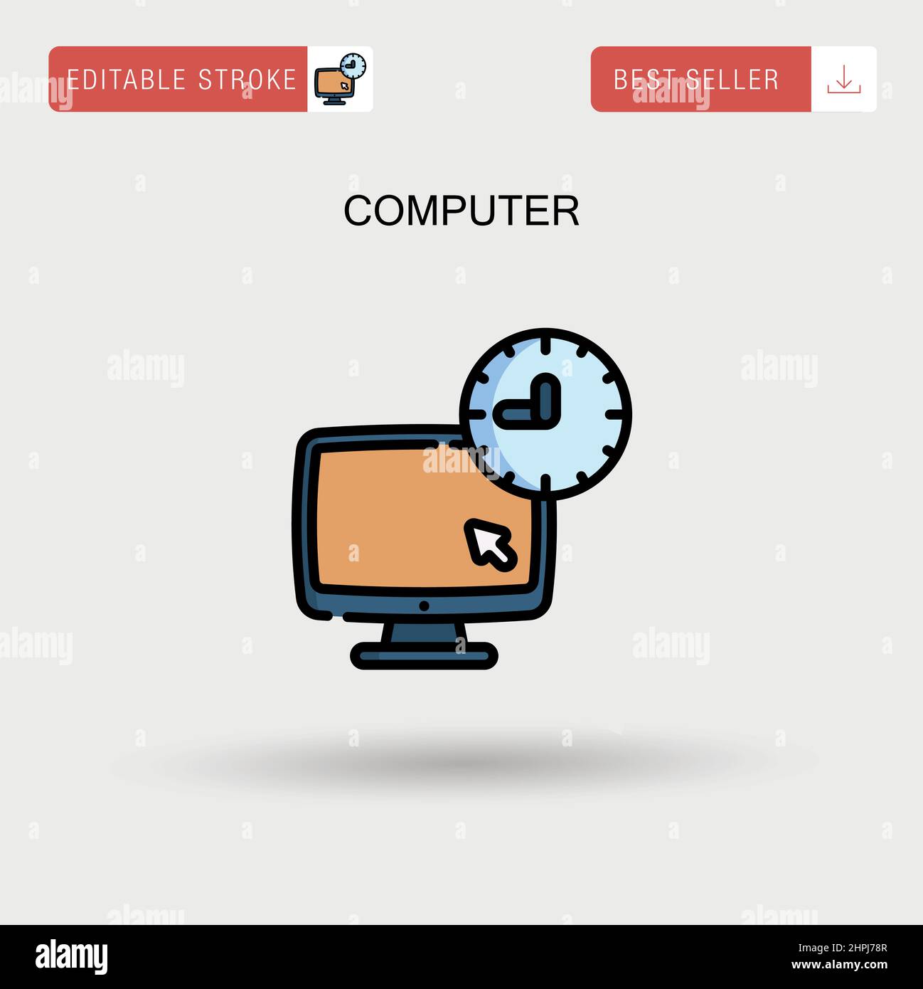 Office woman desk shadow Stock Vector Images - Alamy