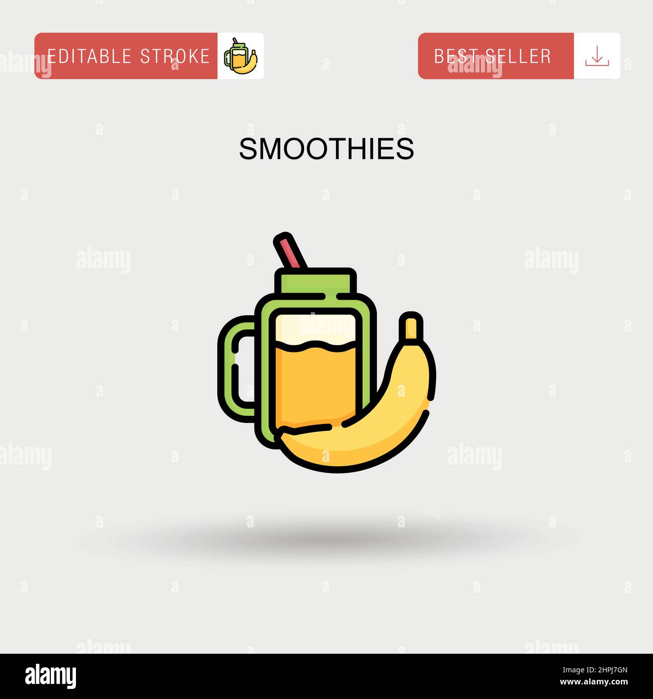 Health smoothies Stock Vector Images - Alamy