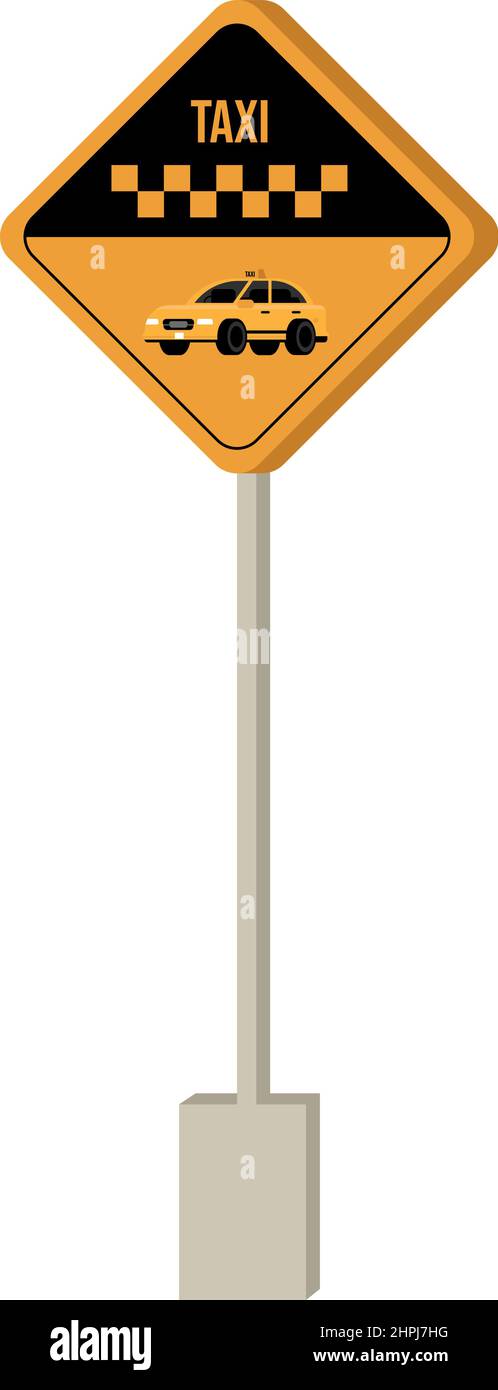 taxi sign icon Stock Vector Image & Art - Alamy