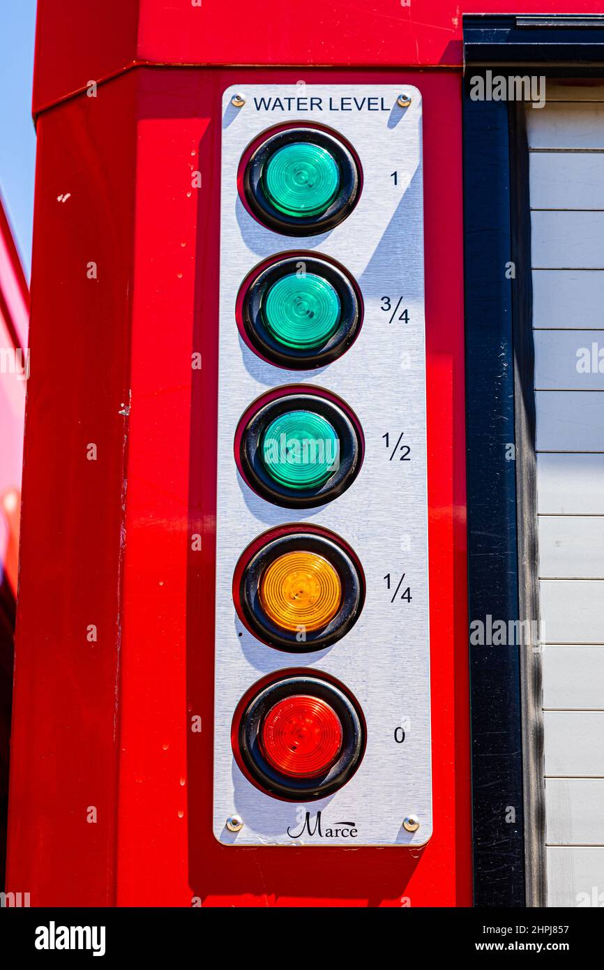 Cape Town, South Africa - February 17, 2022: Fire-and-Rescue Fire ...