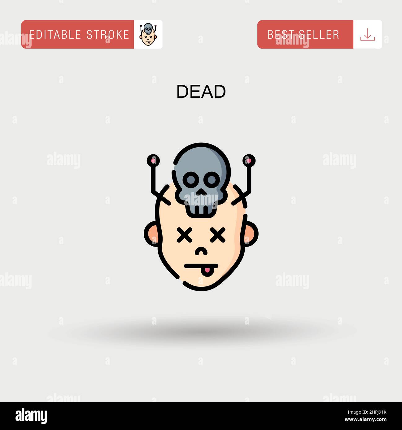 Dead Simple vector icon Stock Vector Image & Art - Alamy