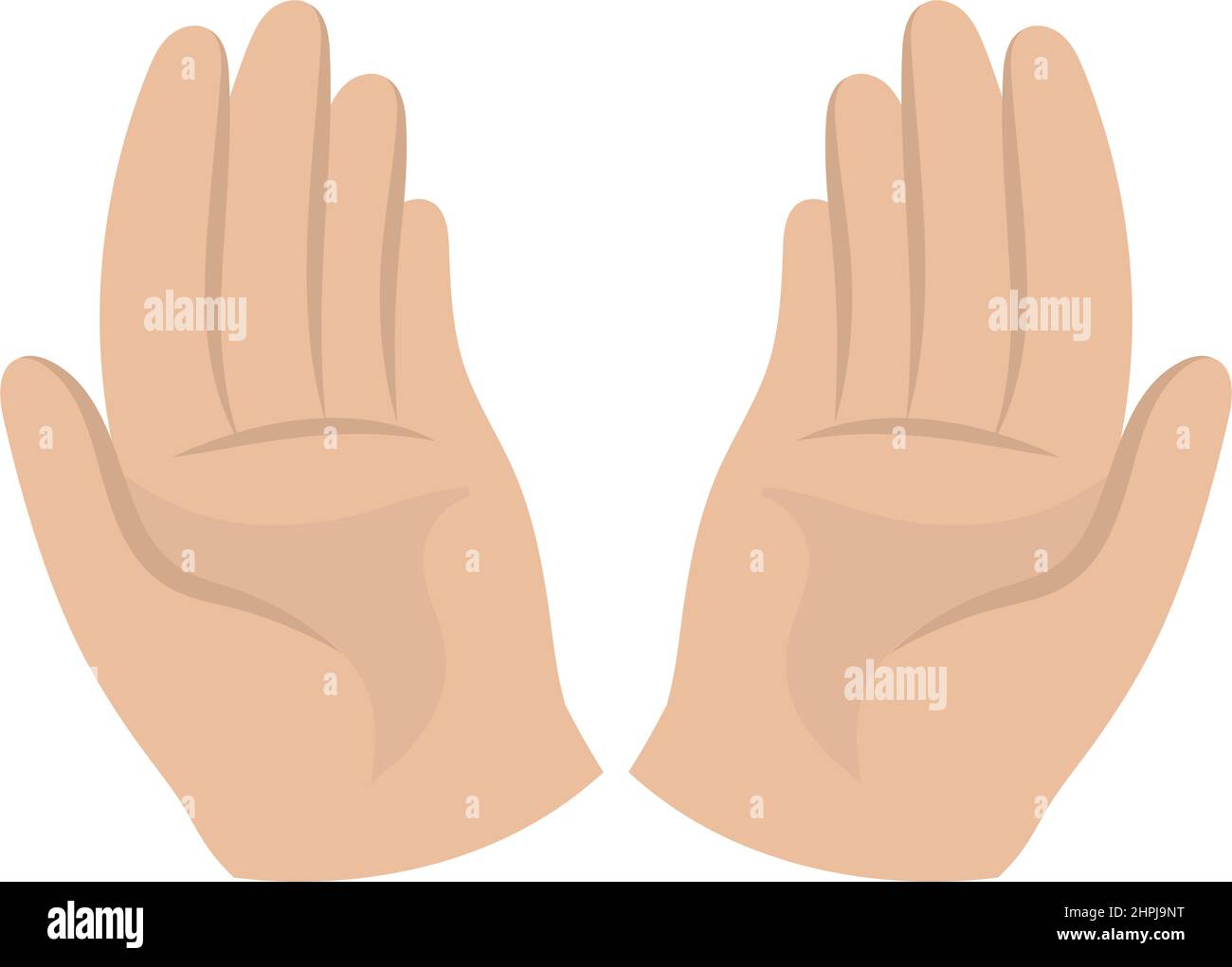 human hands open Stock Vector Image & Art - Alamy