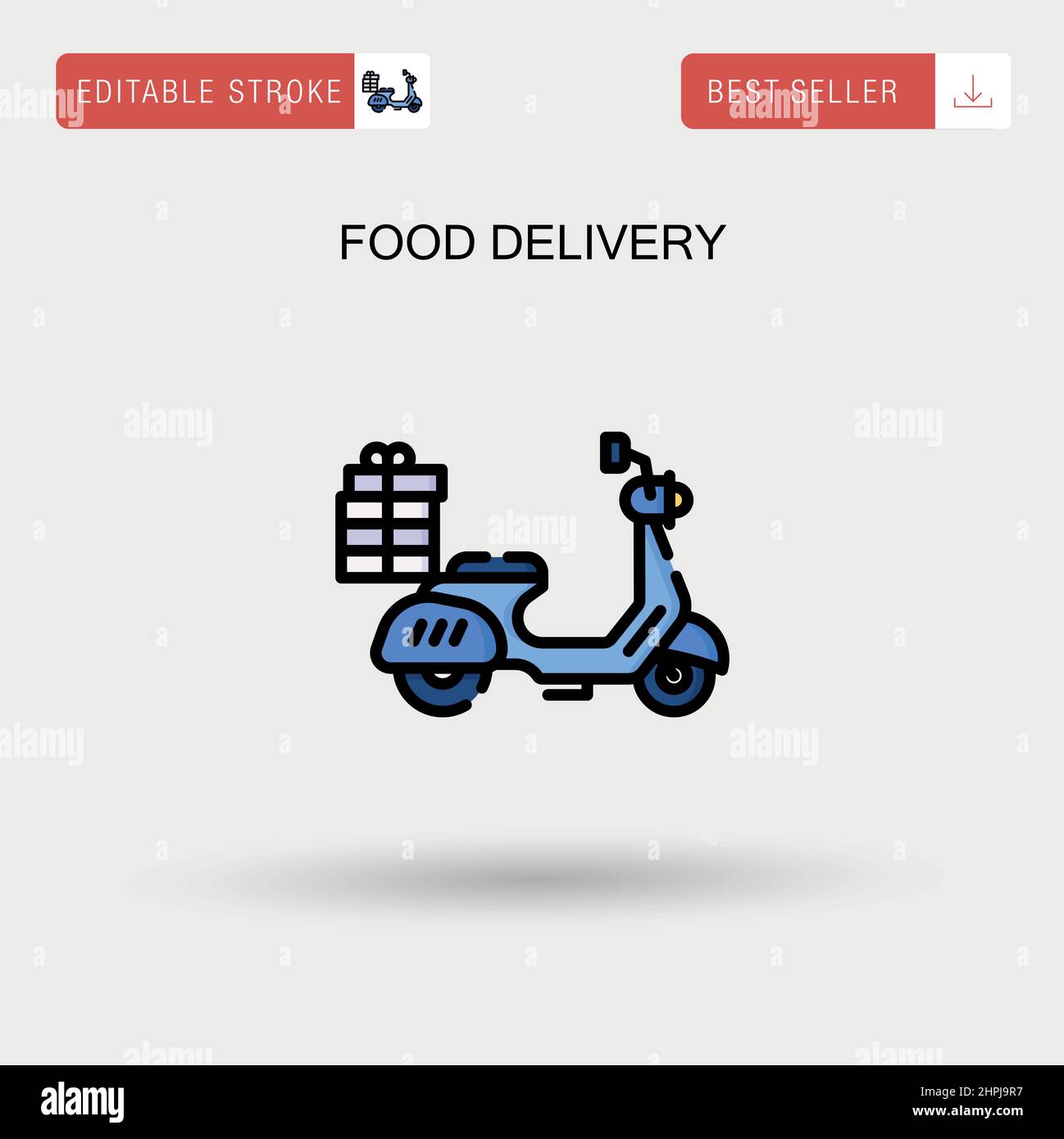 Food order delivery pizza Stock Vector Images - Alamy