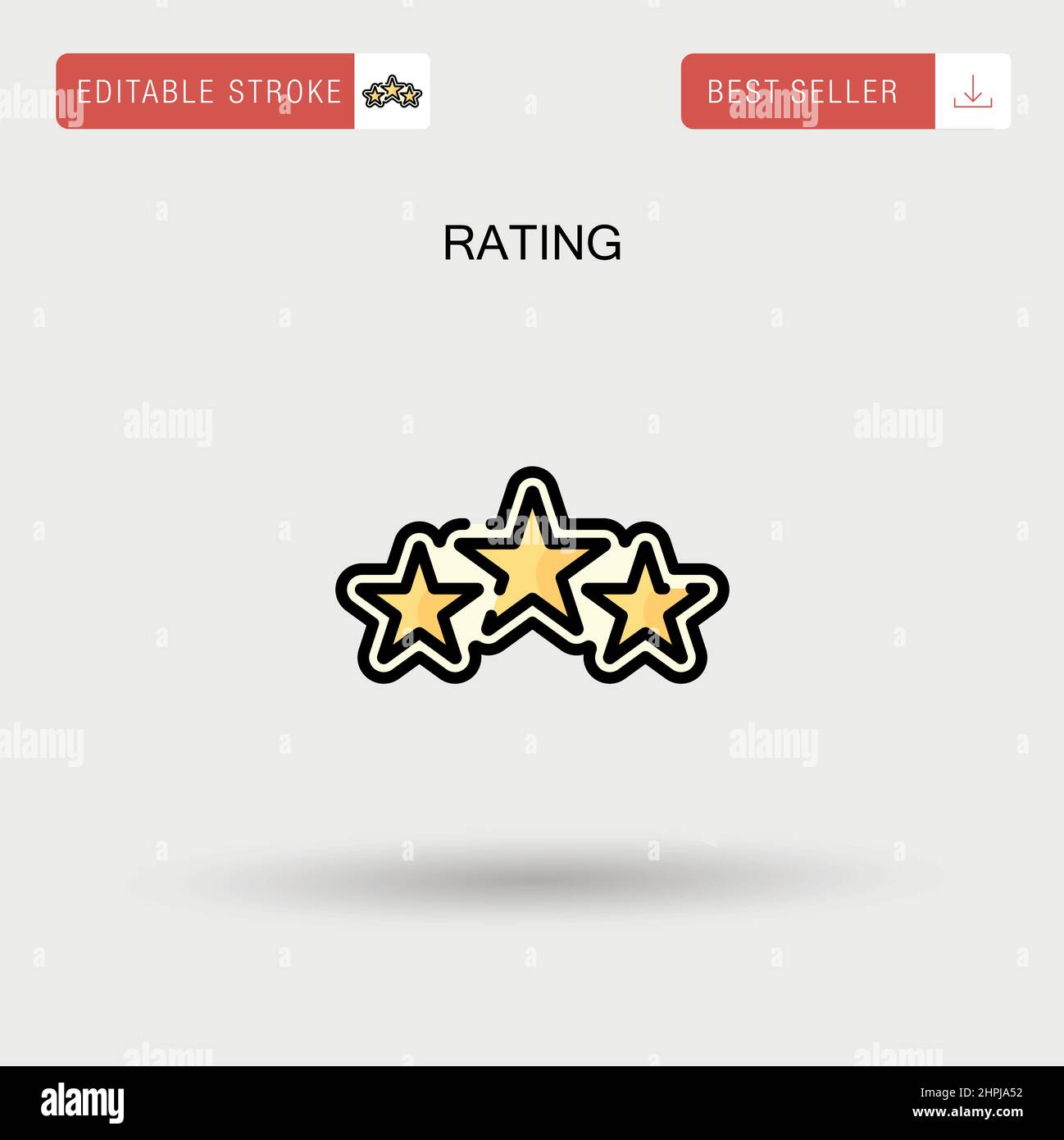 Rating vote icon hi-res stock photography and images - Alamy