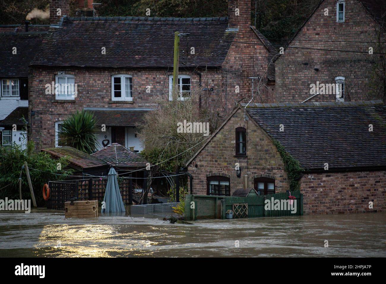 Flooding in ironbridge hi-res stock photography and images - Alamy