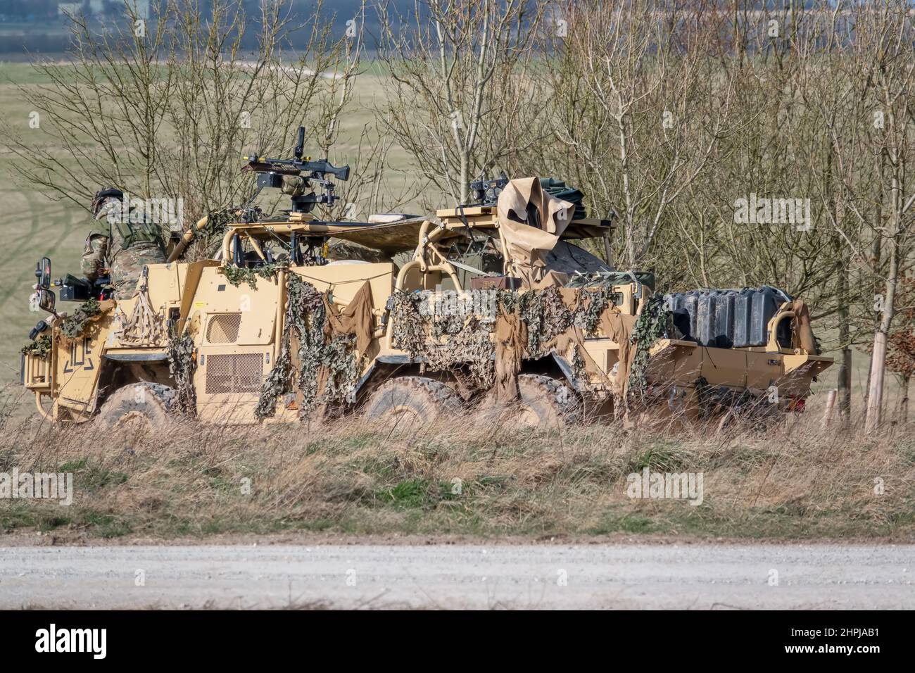 British army vehicle coyote hi-res stock photography and images - Alamy
