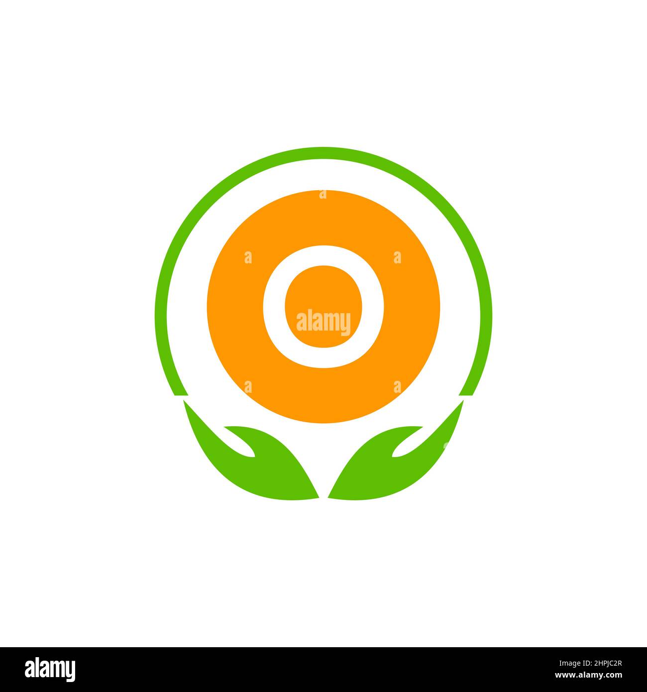 Healthcare Icon Medical Pharmacy Logo On Letter O. Health, Charity Logo ...