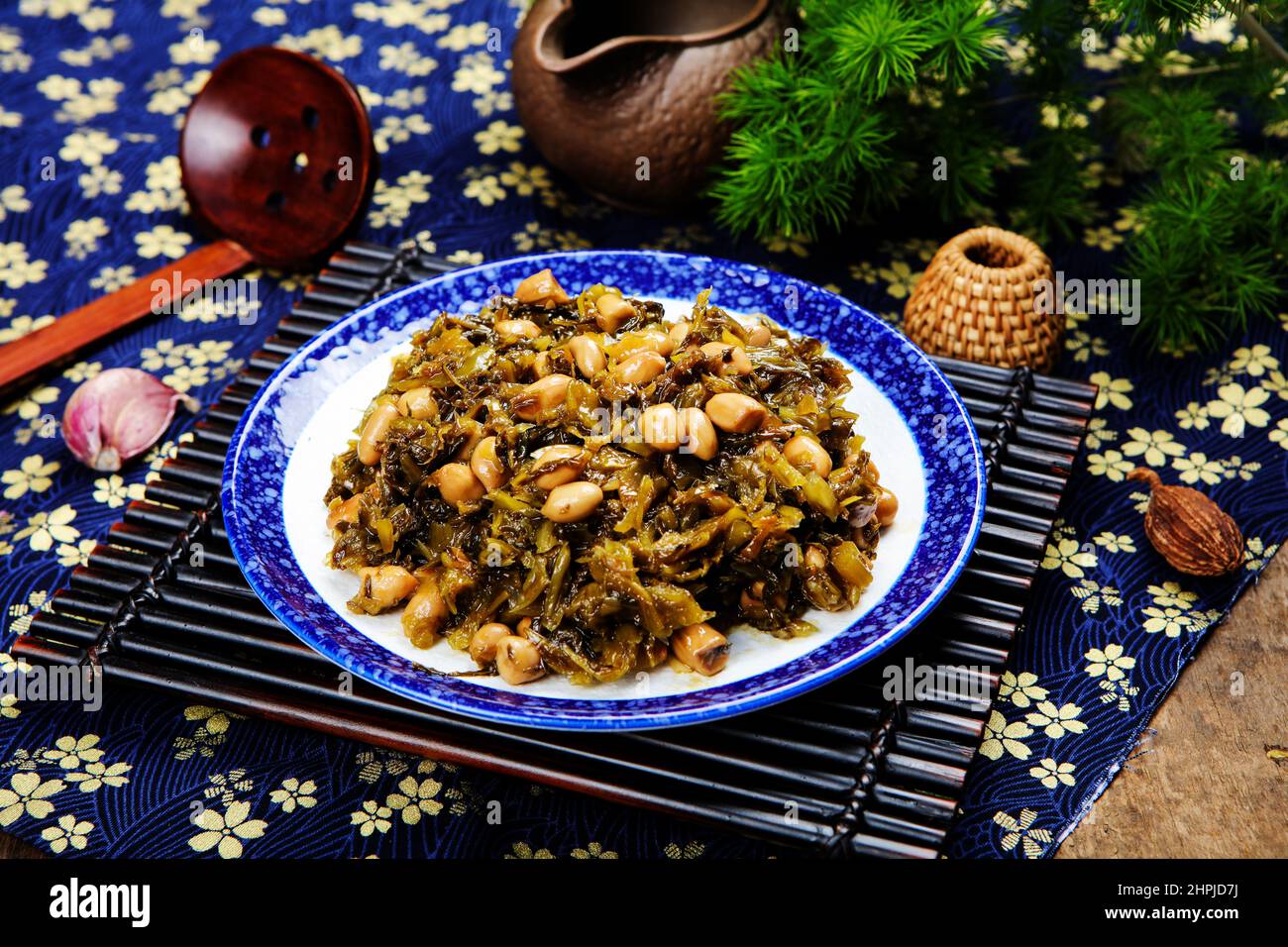 Preserved vegetable peanut Stock Photo - Alamy