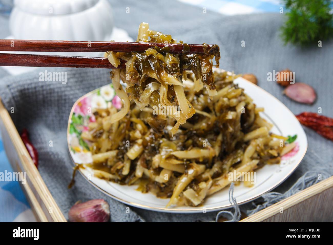 Large meicai vegetable Stock Photo - Alamy