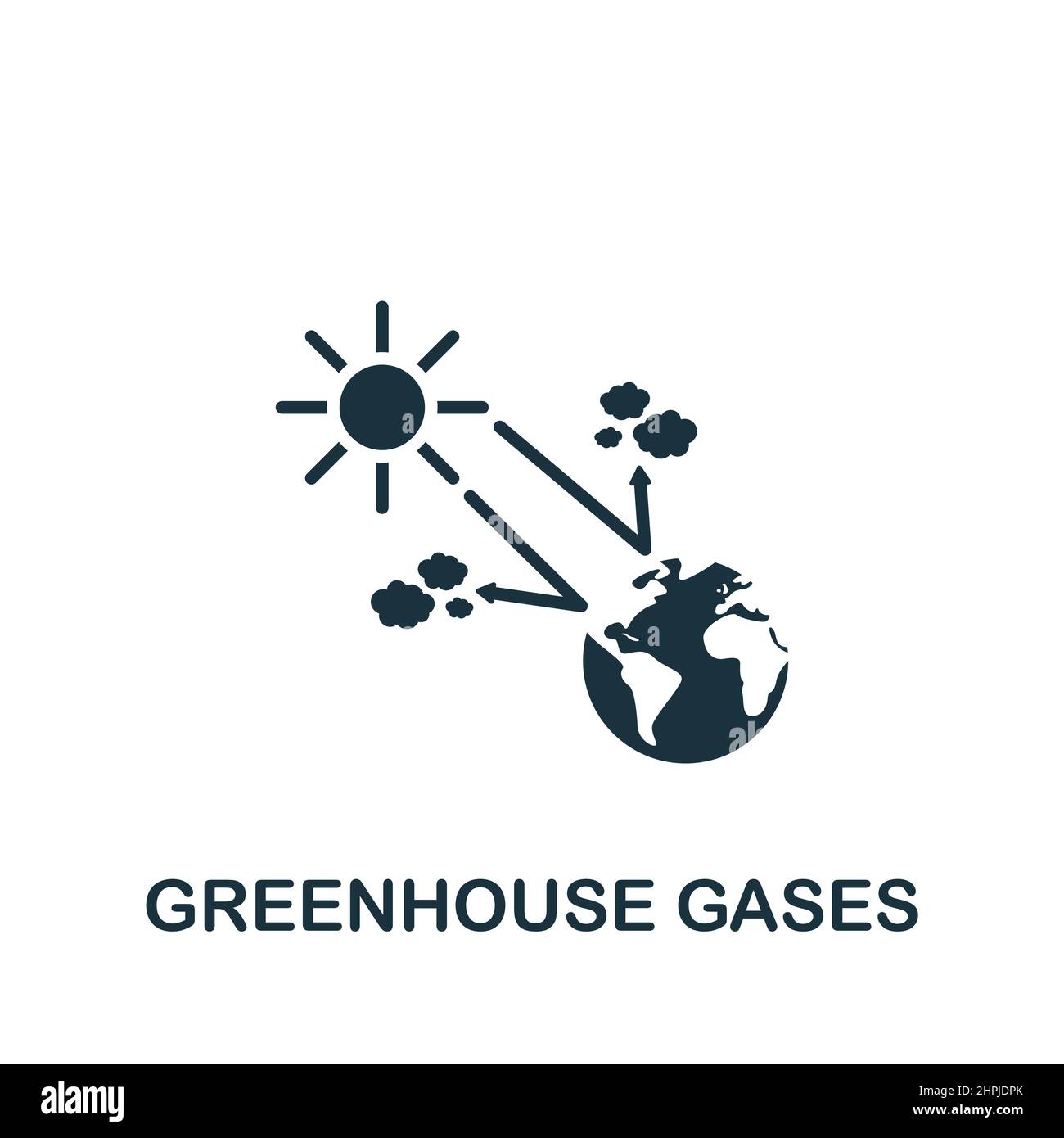 Greenhouse gases infographic hi-res stock photography and images - Alamy