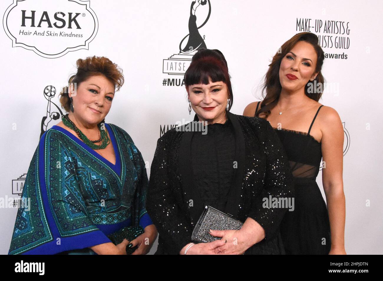 Beverly Hills, California, USA 19th February 2022 Angela Moos, Erion ...