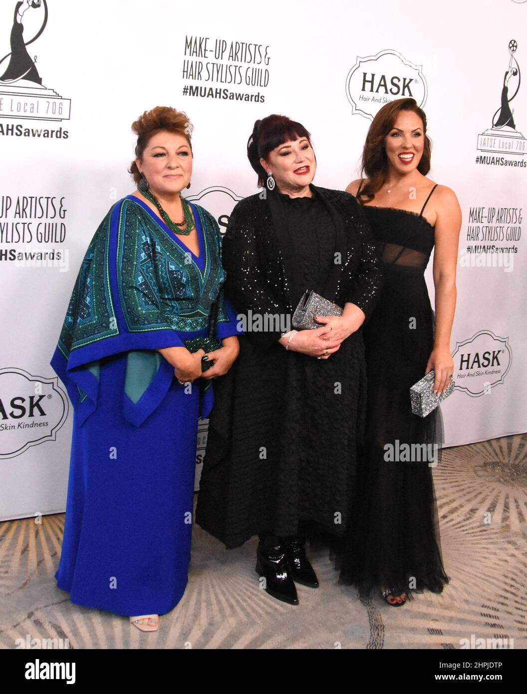 Beverly Hills, California, USA 19th February 2022 Angela Moos, Erion ...