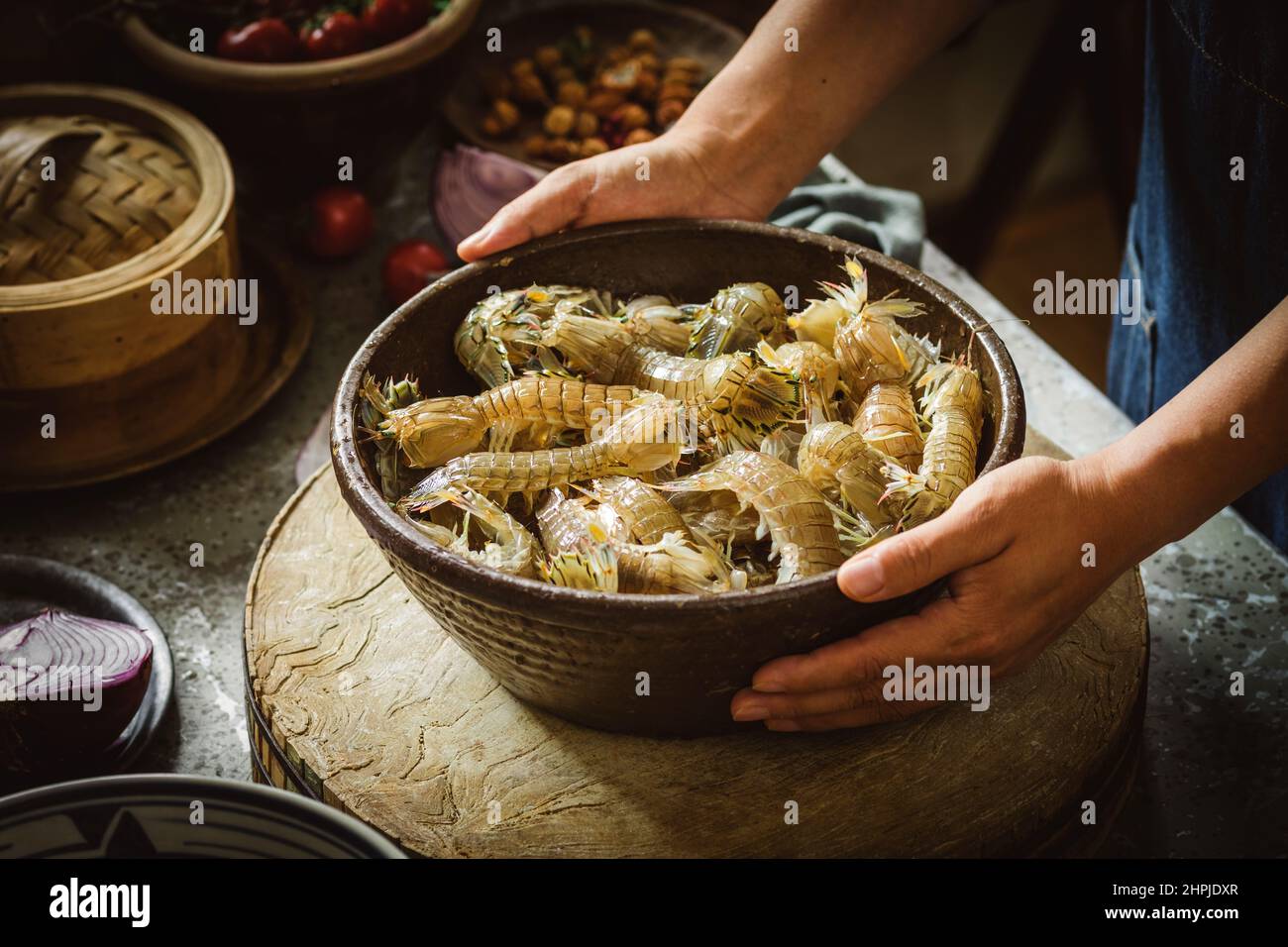 Pipi shrimp hi-res stock photography and images - Alamy