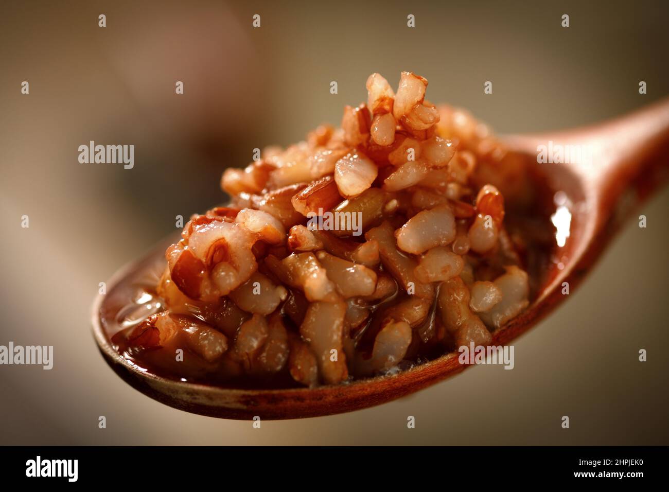 Red bean porridge Stock Photo - Alamy