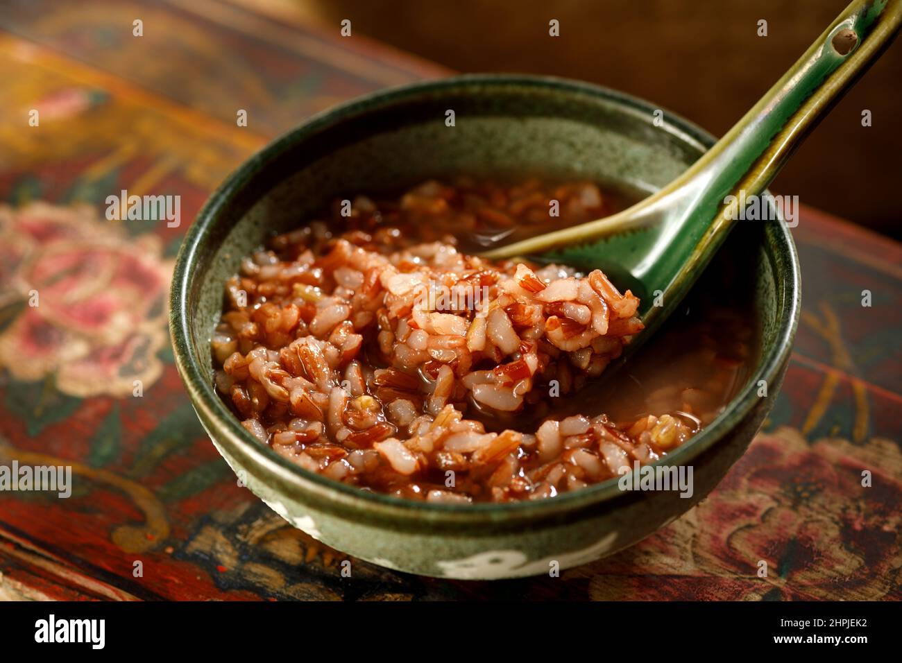 Red bean porridge Stock Photo - Alamy