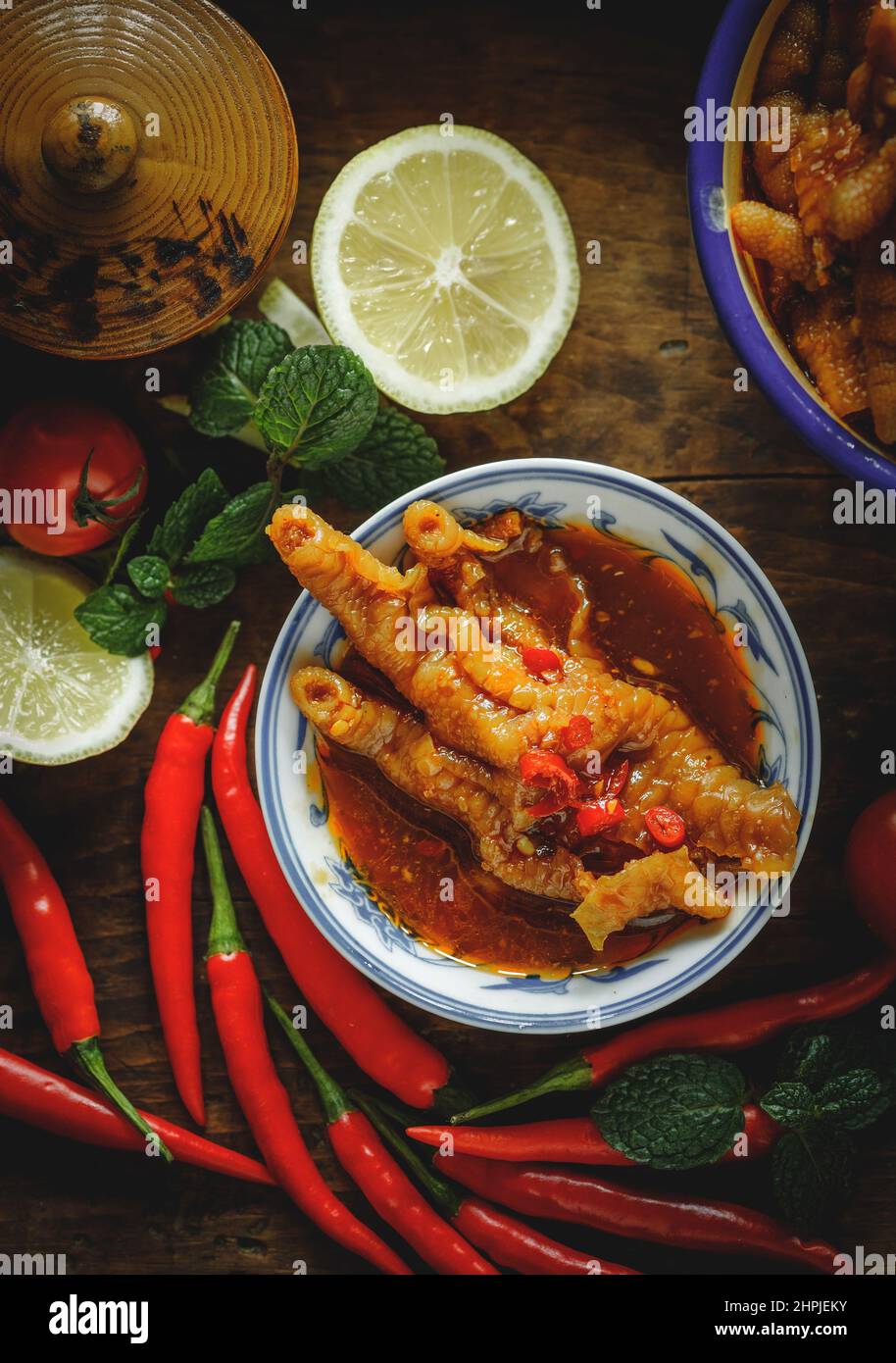 Chicken feet snack hi-res stock photography and images - Alamy