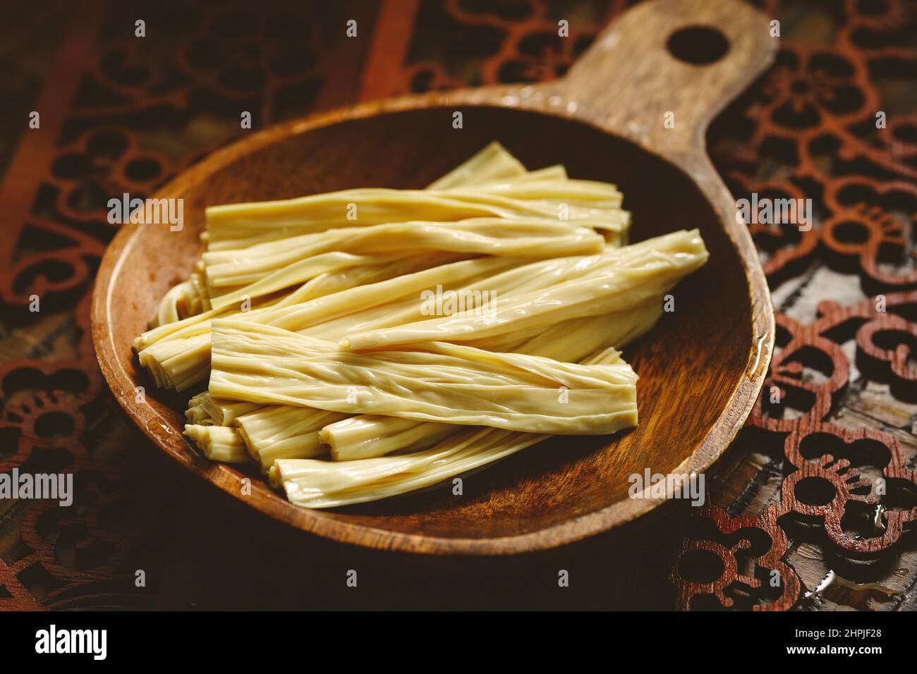 Fresh bean curd stick Stock Photo - Alamy