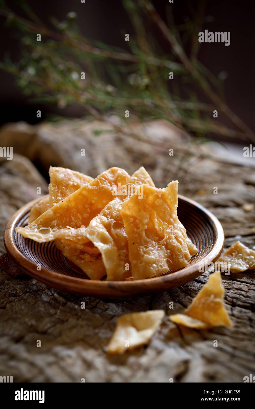 Crisp thin fritter twist hi-res stock photography and images - Alamy