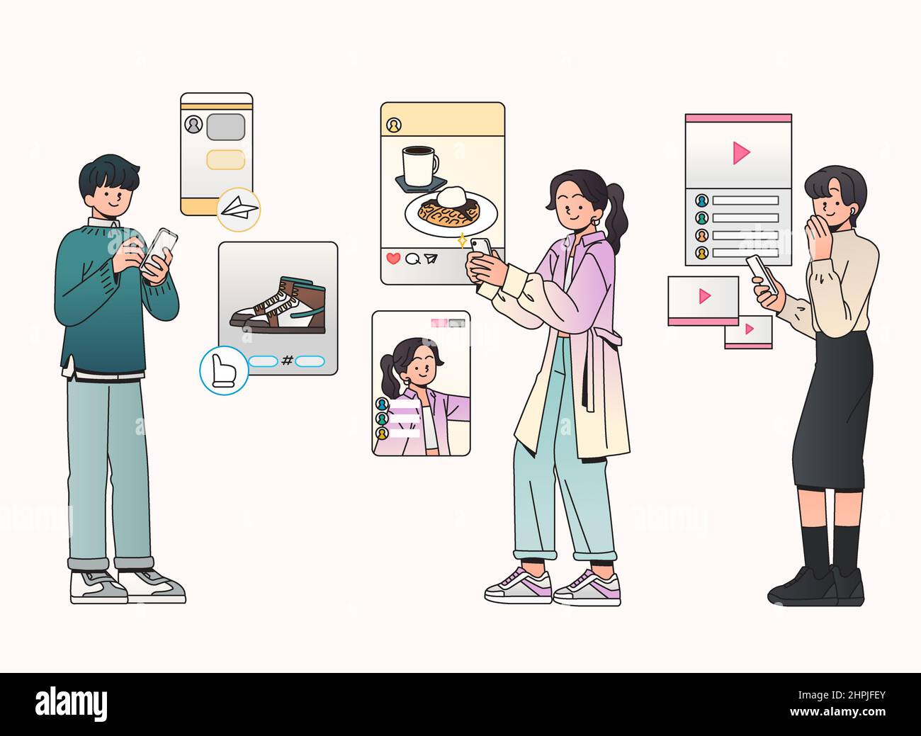 characteristics of MZ, millennials and Genearation Z, SNS centered life ...