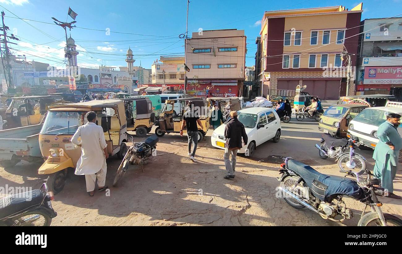 Karachi city Roads and Traffic Stock Photo - Alamy