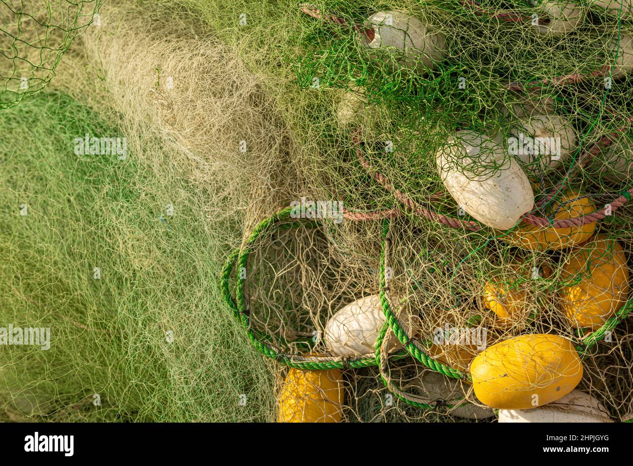 Fishery fishnet float mesh net hi-res stock photography and images - Alamy