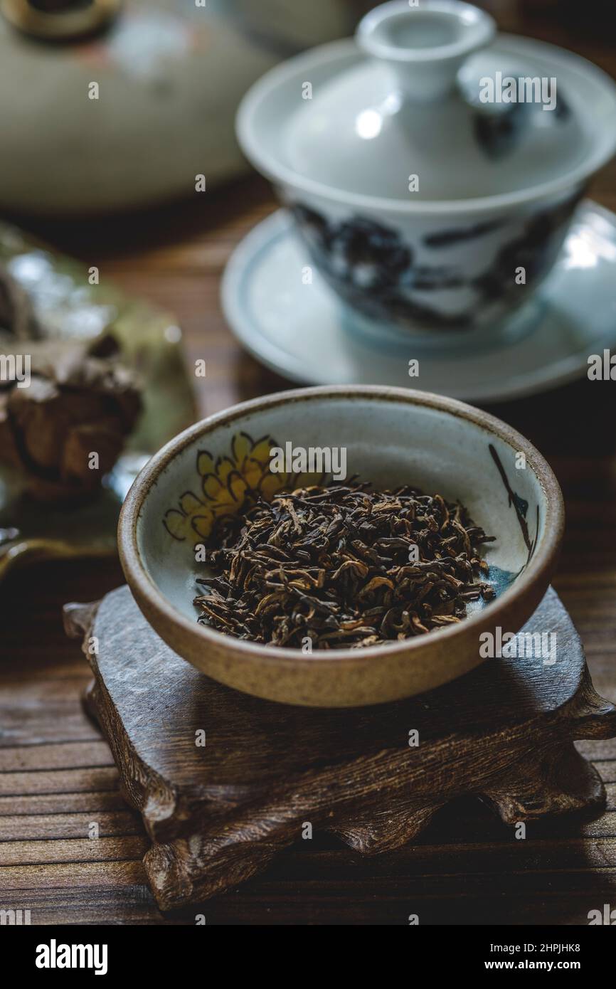 Pu 'er tea Stock Photo - Alamy