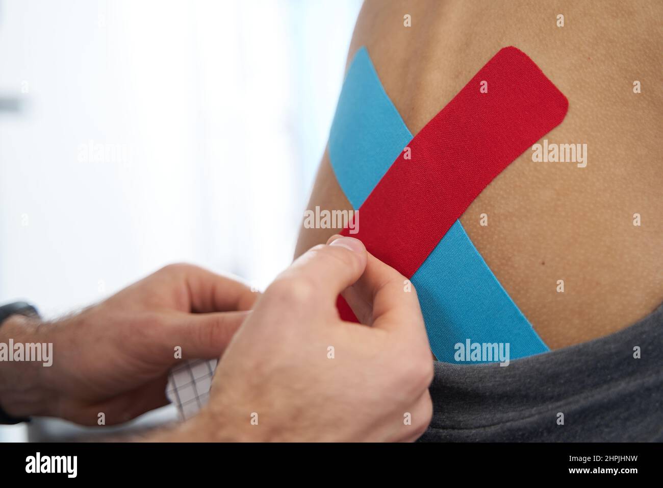 African woman having back pain hi-res stock photography and images - Alamy