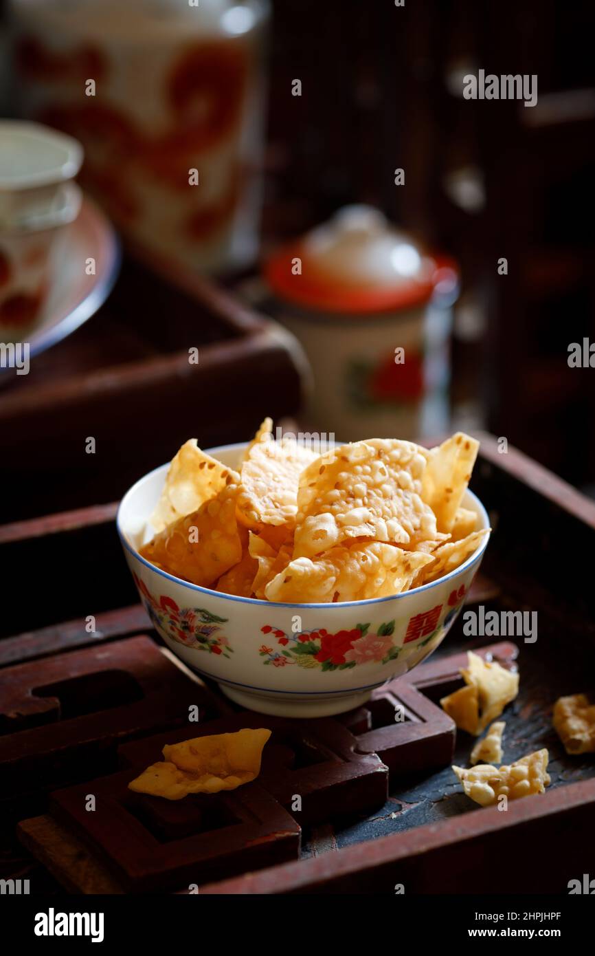 Crisp thin fritter twist hi-res stock photography and images - Alamy