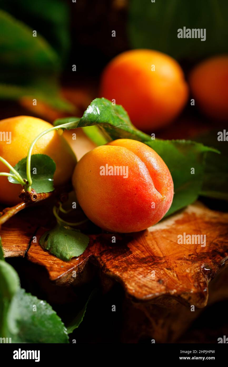 Flesh of apricot hi-res stock photography and images - Alamy