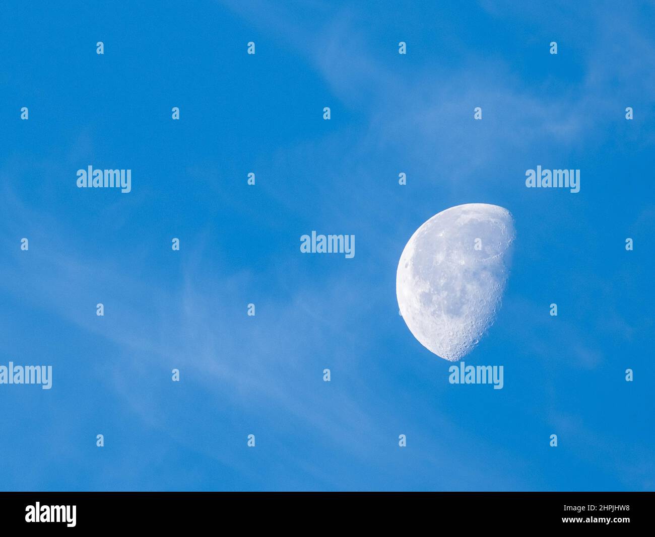 Waning gibbous moon. hi-res stock photography and images - Alamy