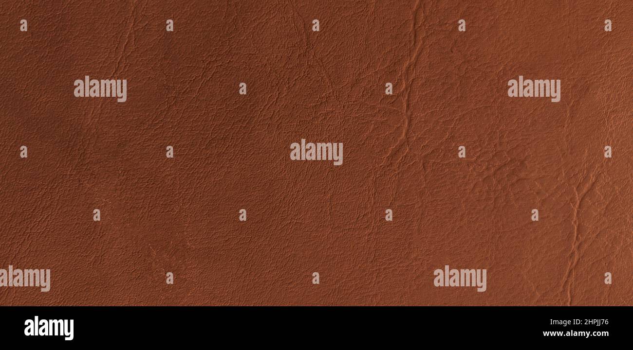 Panorama of brown leather of the sofa texture and background Stock ...