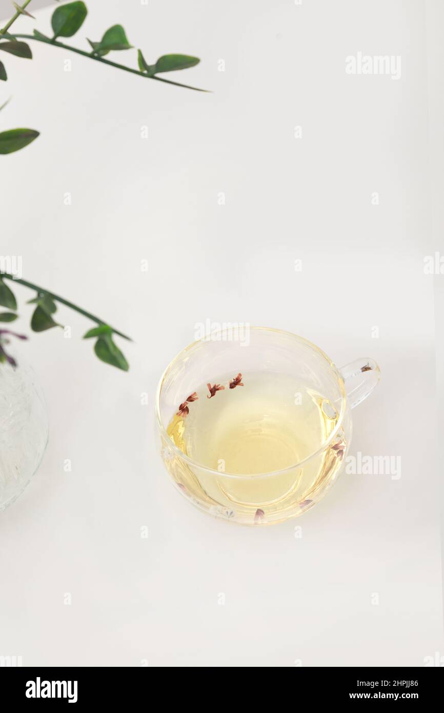 relax cozy objects and background with tea, diffuser Stock Photo - Alamy