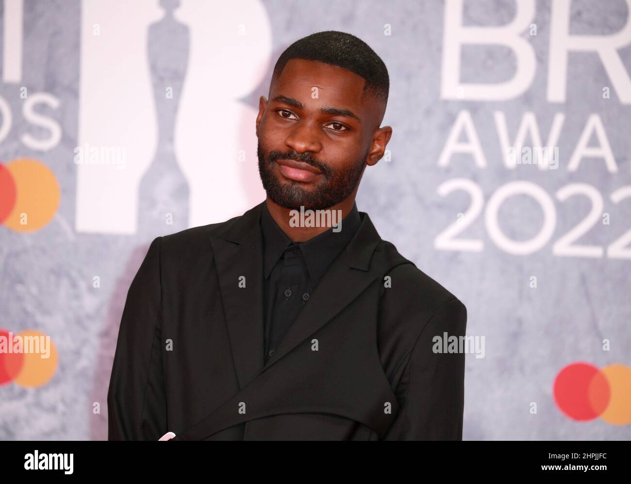 Dave arrives at The BRIT Awards 2022 at The O2 Arena on February 8 ...