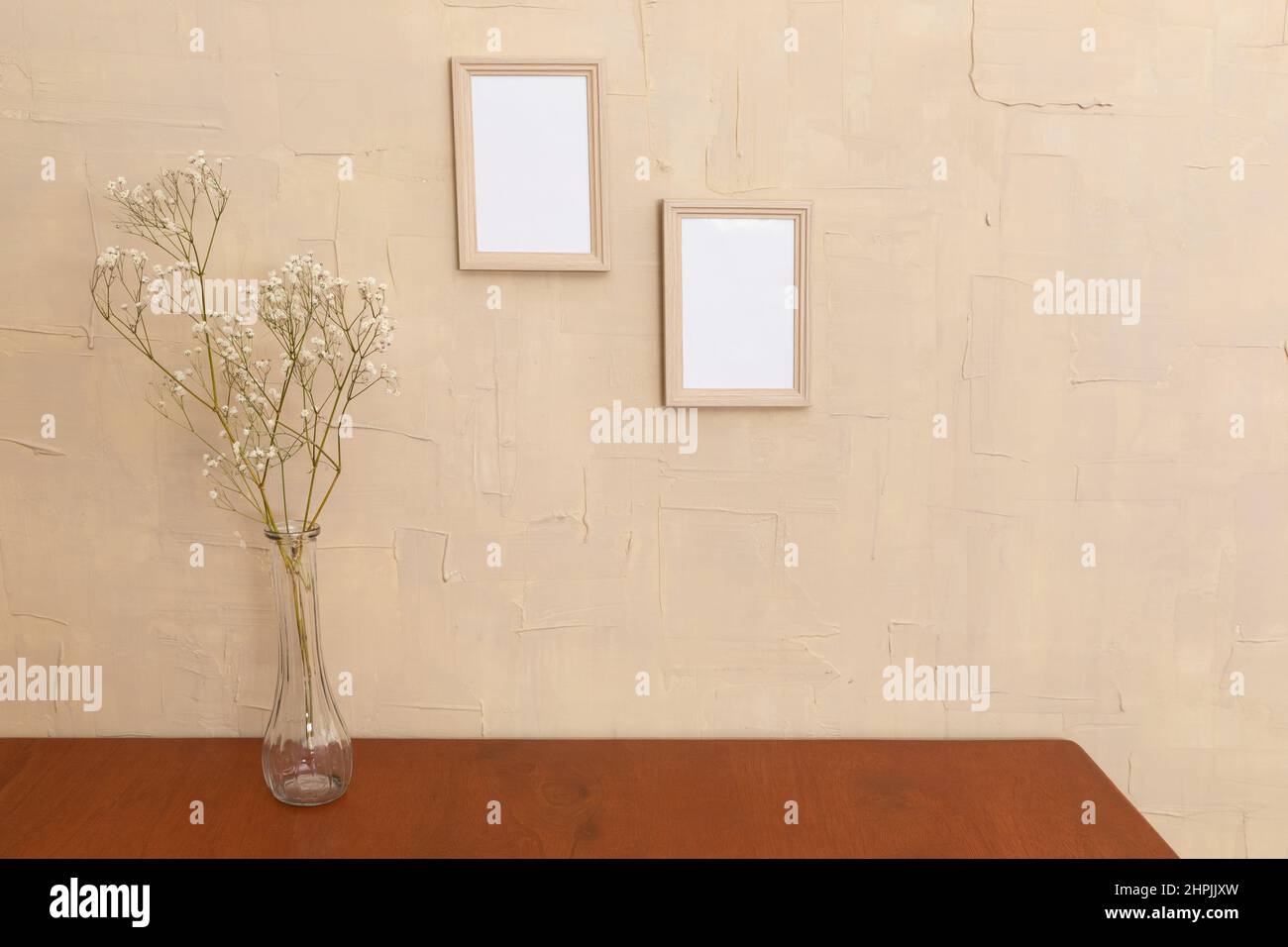 relax cozy objects and background with frame, lights Stock Photo - Alamy