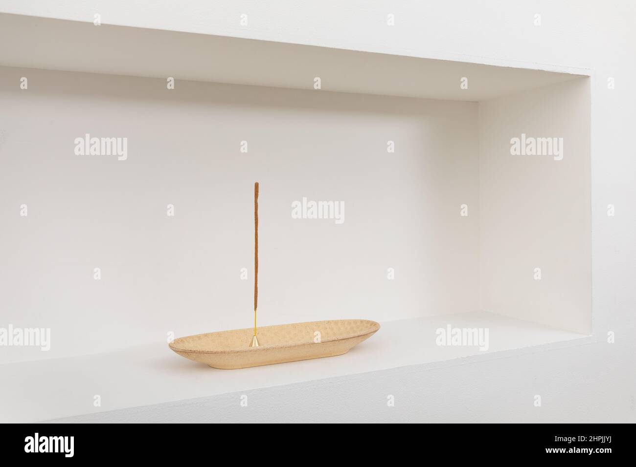 relax cozy objects and background with incense stick Stock Photo - Alamy