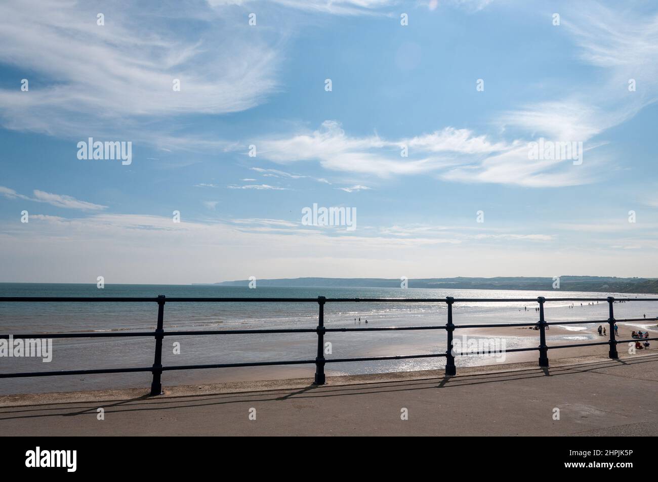 Filey beach path hi-res stock photography and images - Alamy