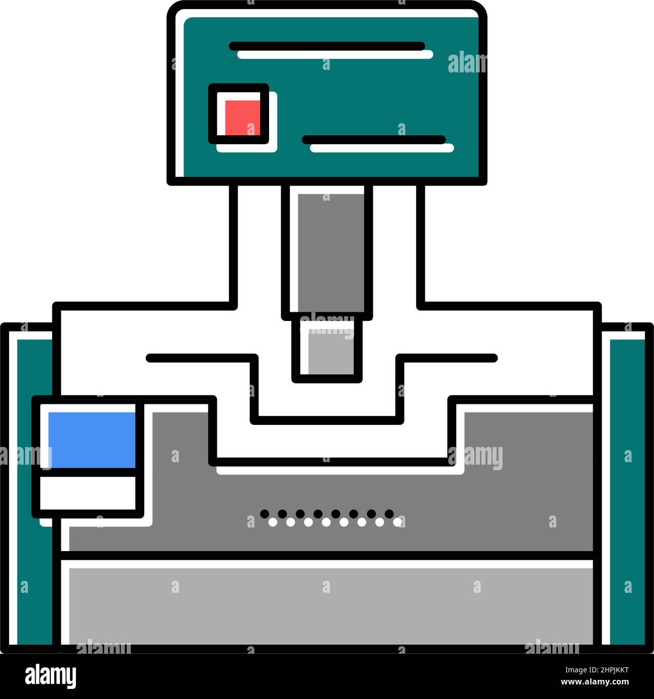 molding apparatus color icon vector illustration Stock Vector Image ...