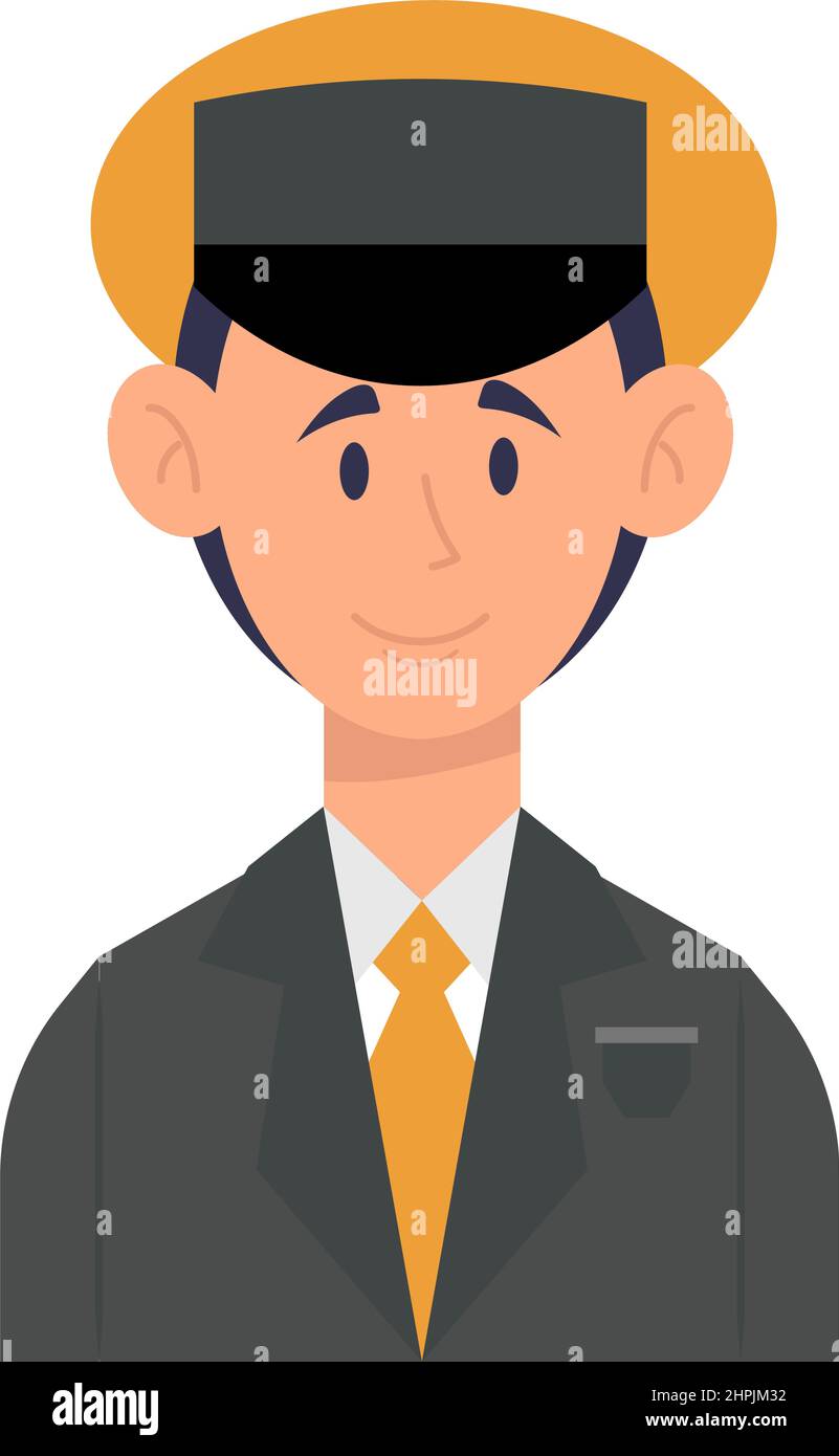 taxi driver character Stock Vector Image & Art - Alamy