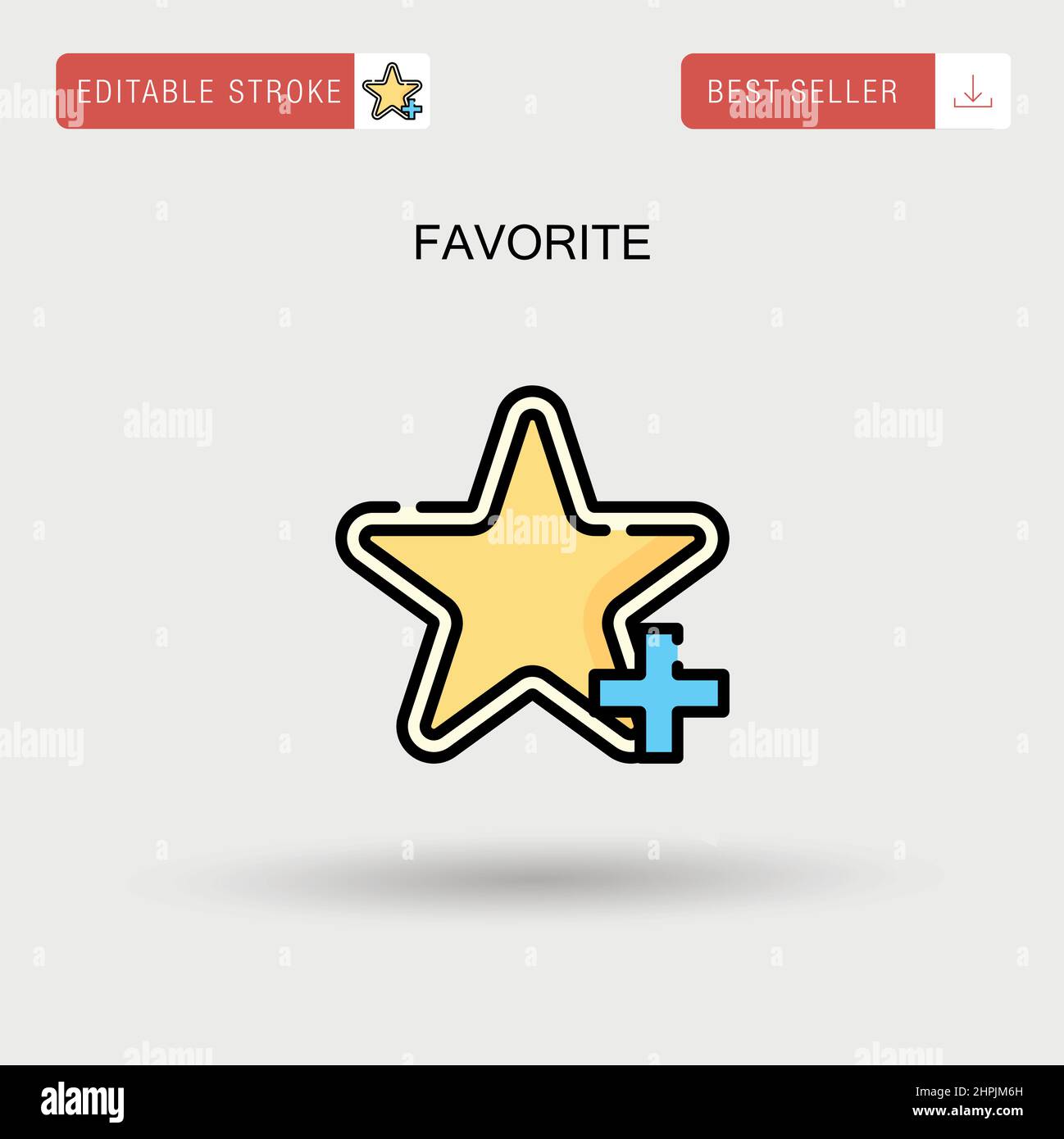 Favorite mark Stock Vector Images - Alamy