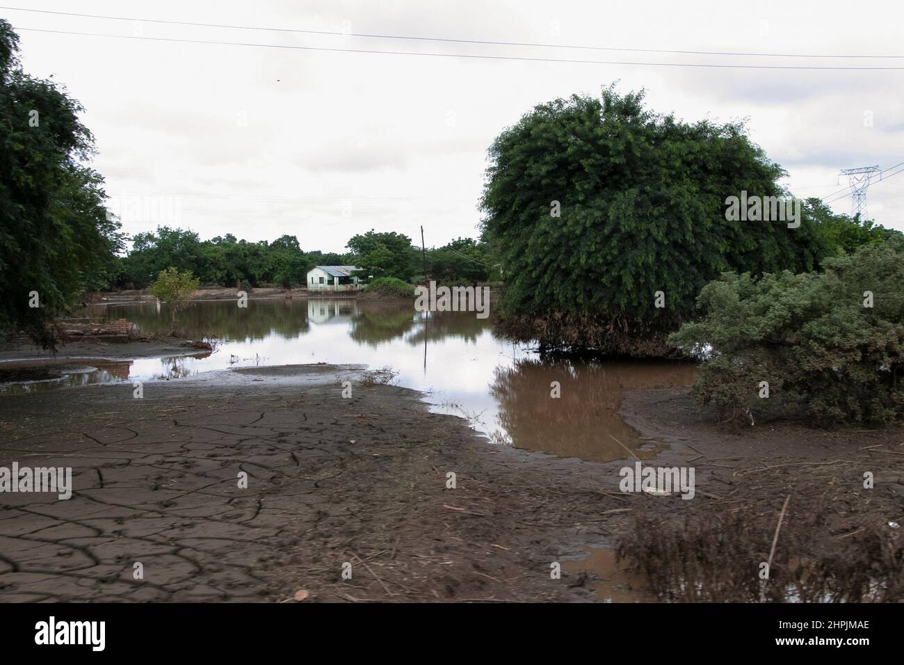 Flood waters are seen in Chikwawa District. The district was hardest ...
