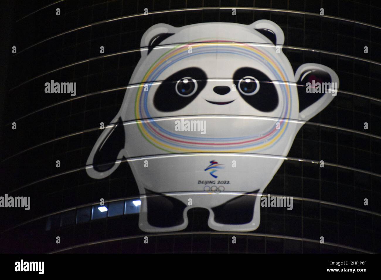 Beijing, Beijing, China. 22nd Feb, 2022. On February 20, 2022, in Beijing, Giant Winter Olympics ...