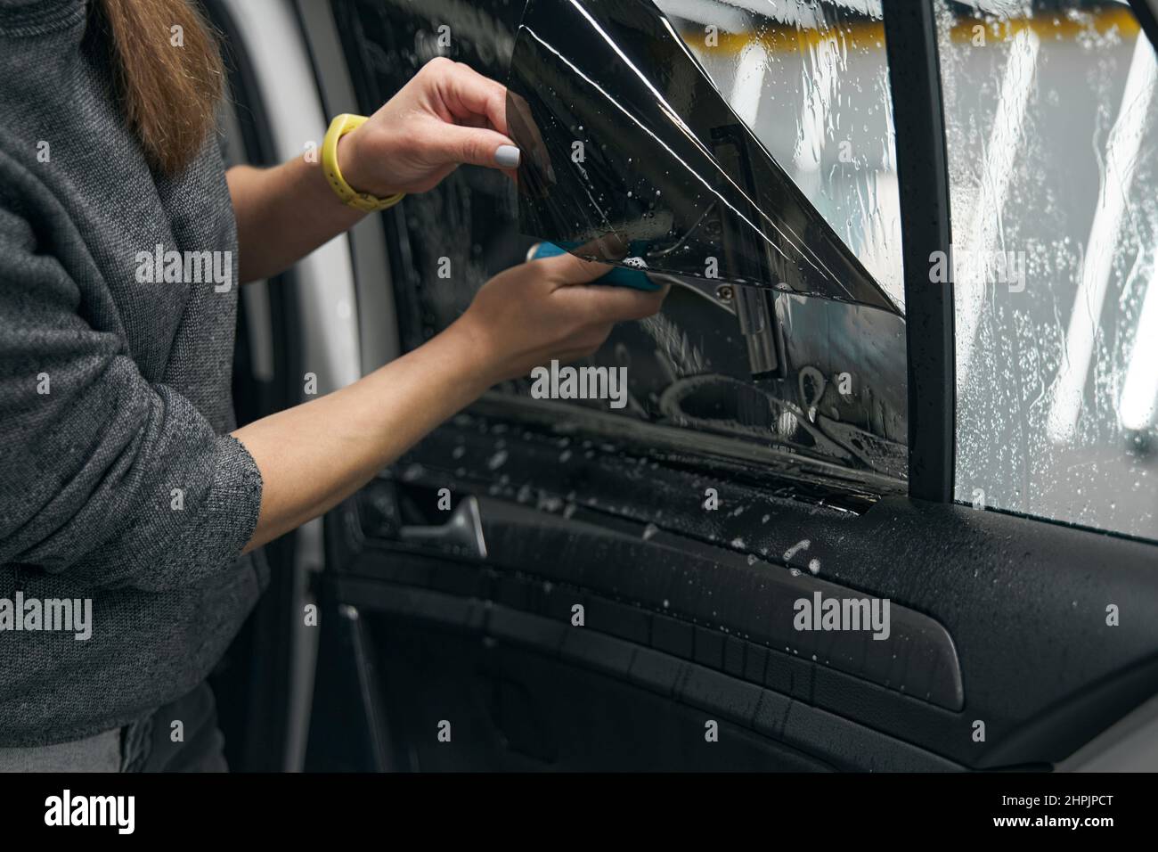 Film installer hi-res stock photography and images - Alamy