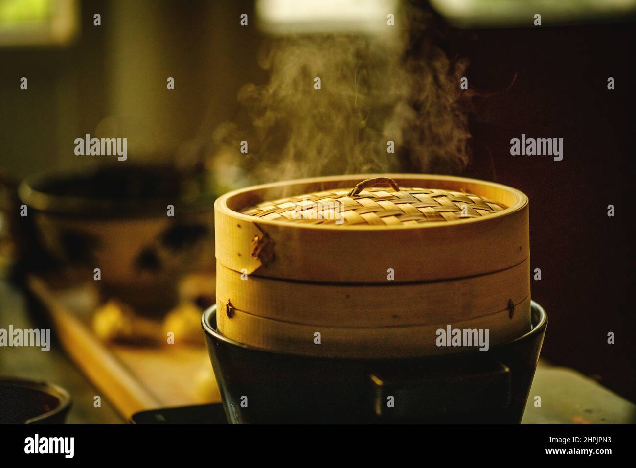 The small steamed bun Stock Photo - Alamy