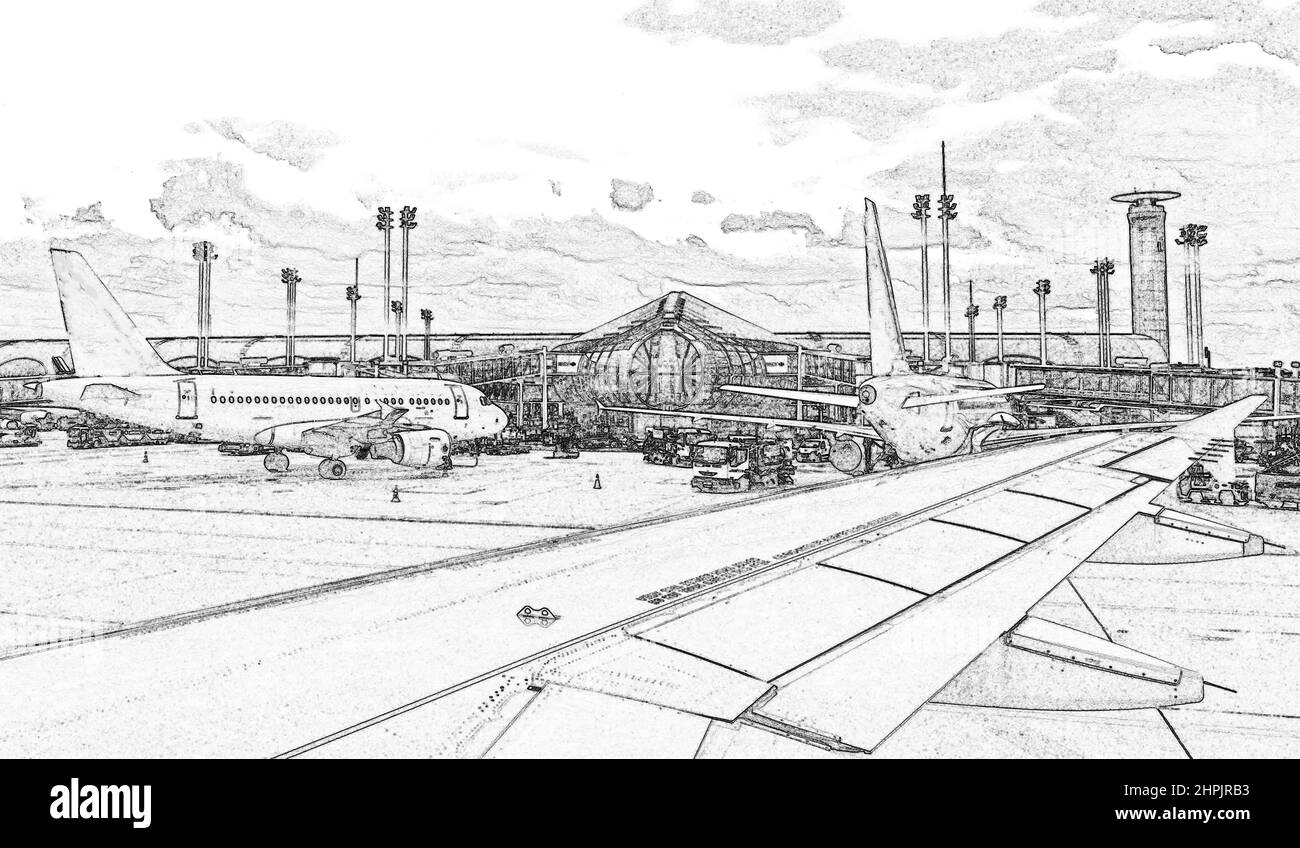 Roissy Charles de Gaulle international airport , terminal 2G, Paris ...