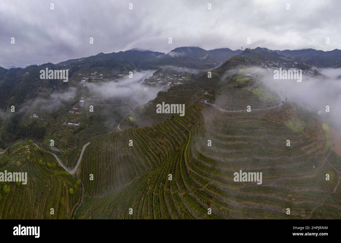 The centipede ridge terrace Stock Photo - Alamy