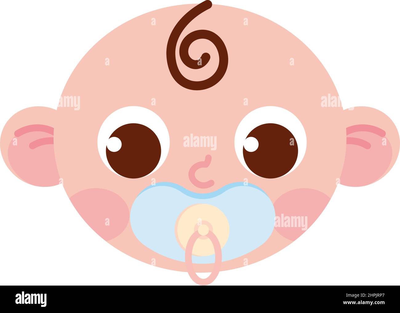 baby boy face Stock Vector Image & Art - Alamy