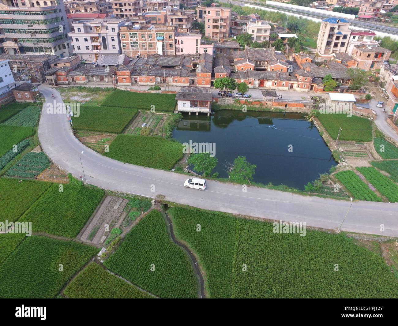 Provincial new town road adjacent hi-res stock photography and images ...