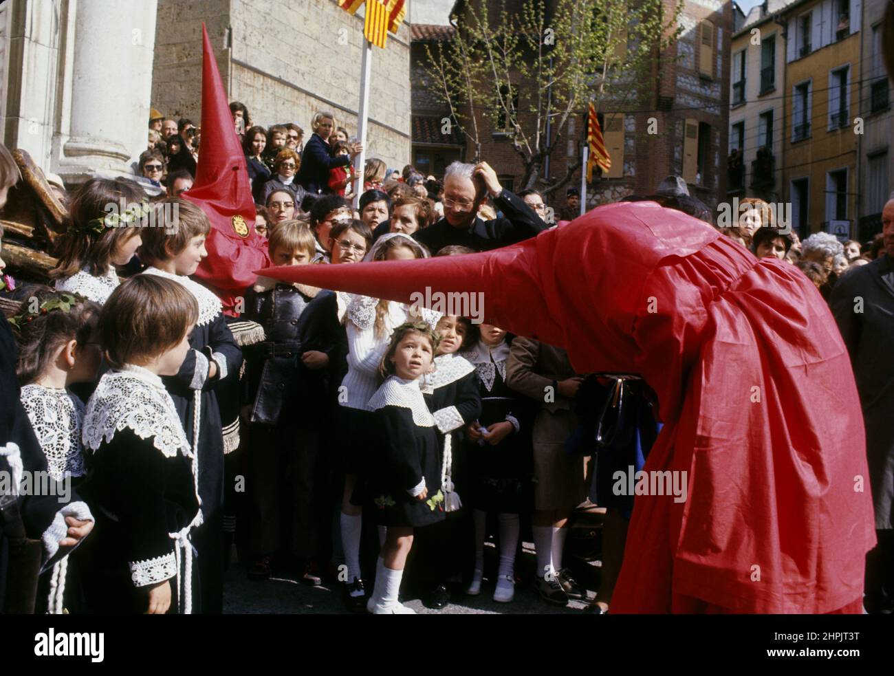 FRANCE Pyrenees Orientales Roussillon Catalogne, Perpignan procession ...