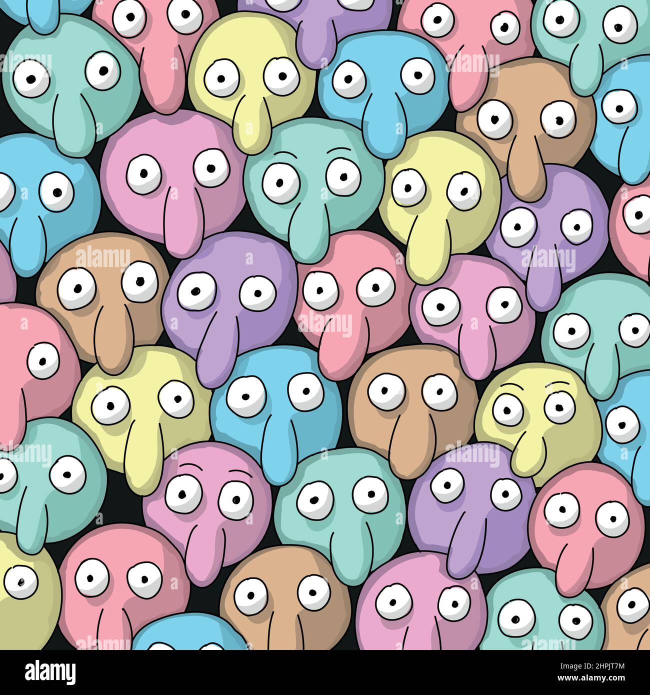 Symbolic vector graphic illustration about social relations, diversity ...